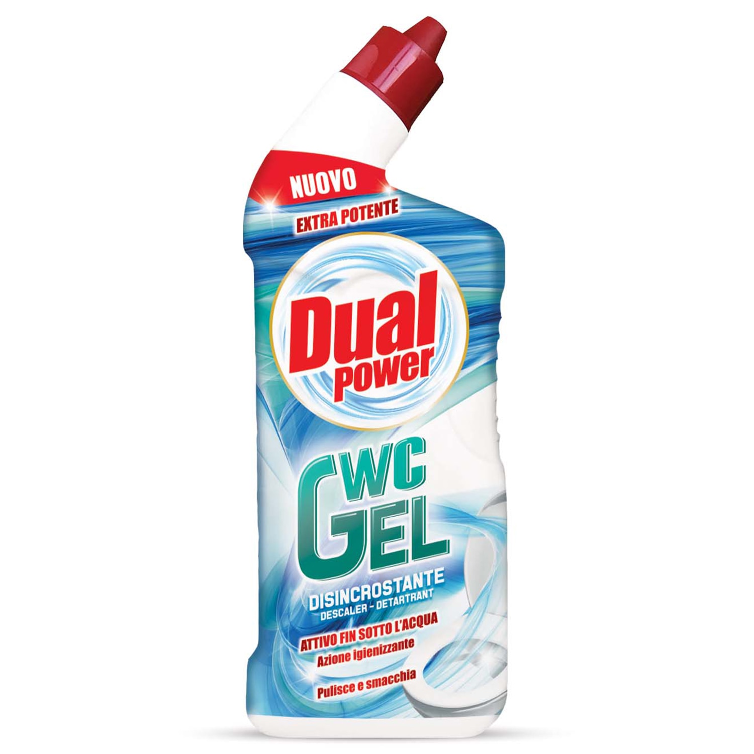 Средство за премахване на котлен камък Dual Power Wc Gel 750 мл Emag Bg