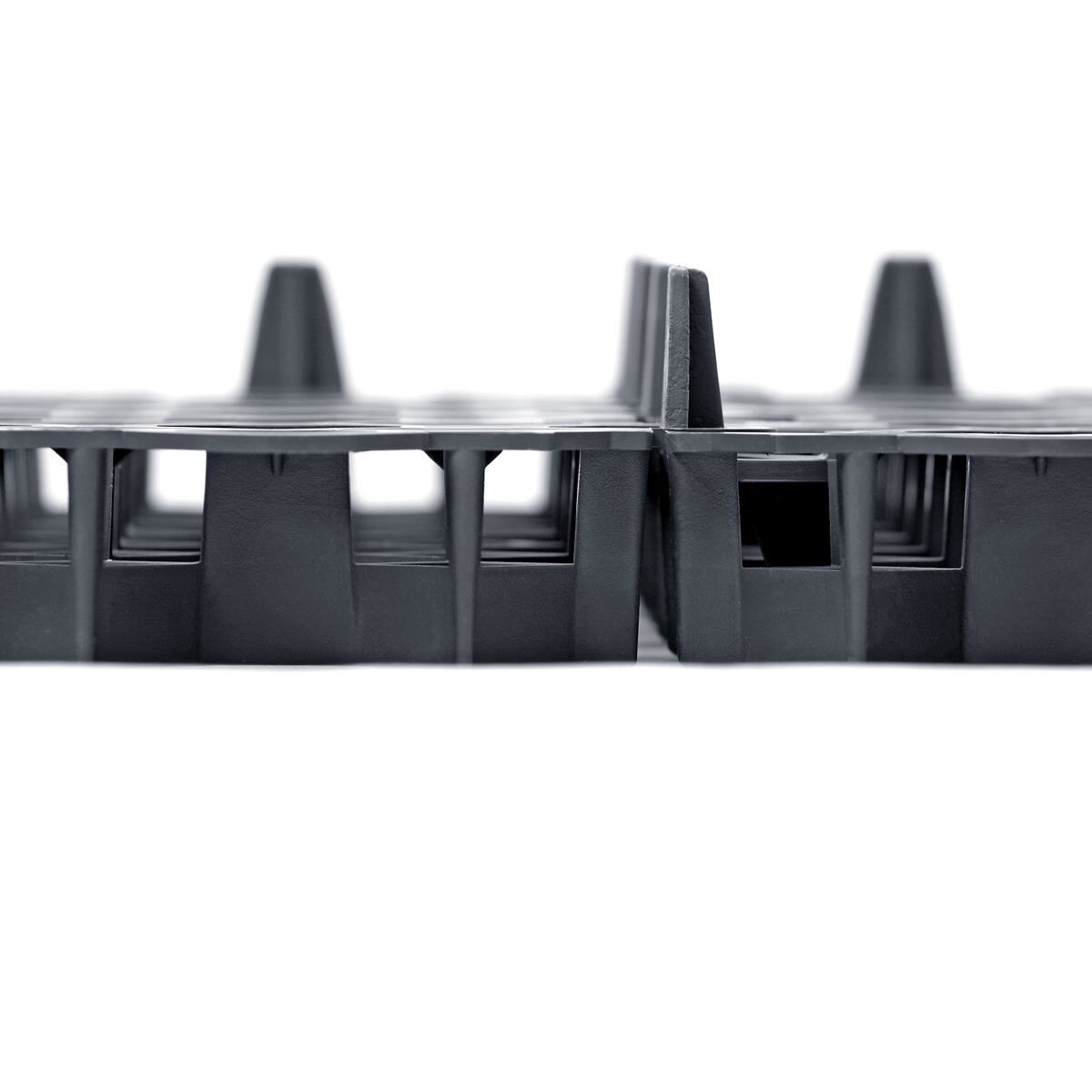 Grilaj plastic pentru parcari auto, negru, 49.2x49.2x3.9 cm ...