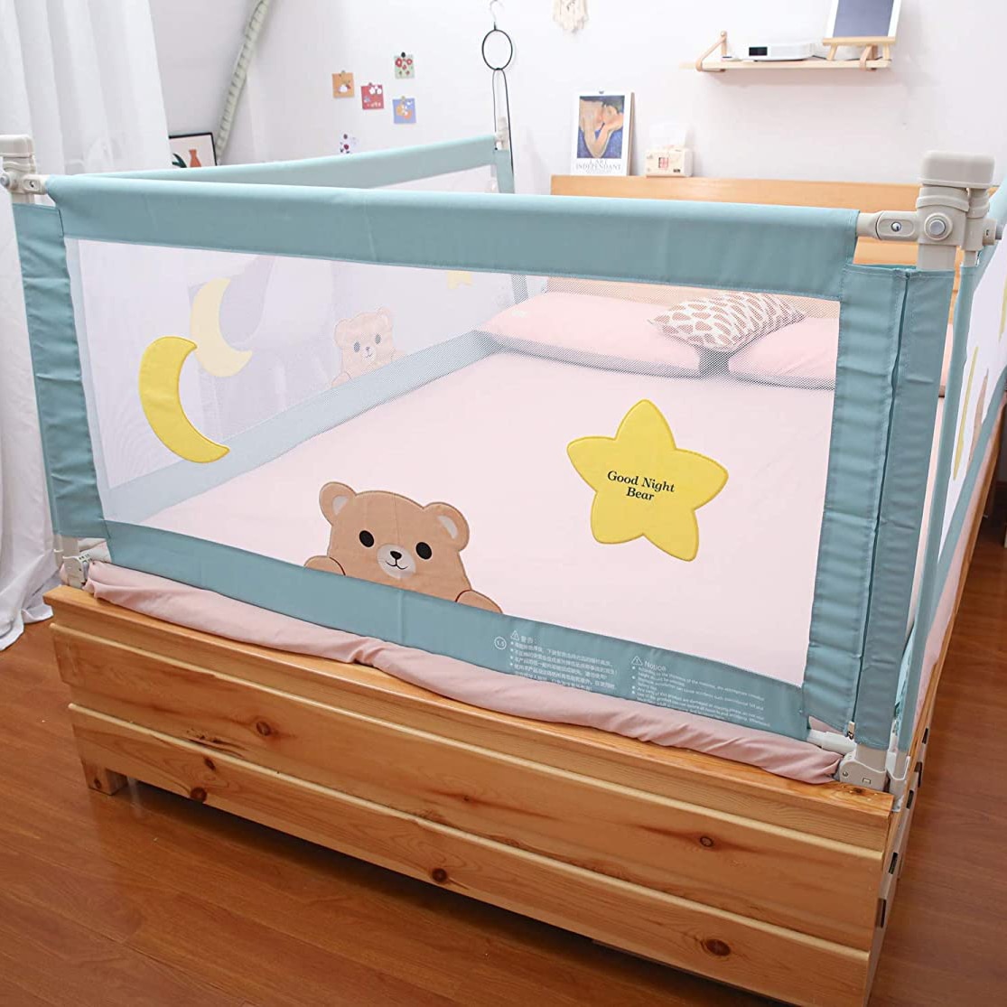Bariera de protectie pentru pat bebe, margine de siguranta 180 cm ...