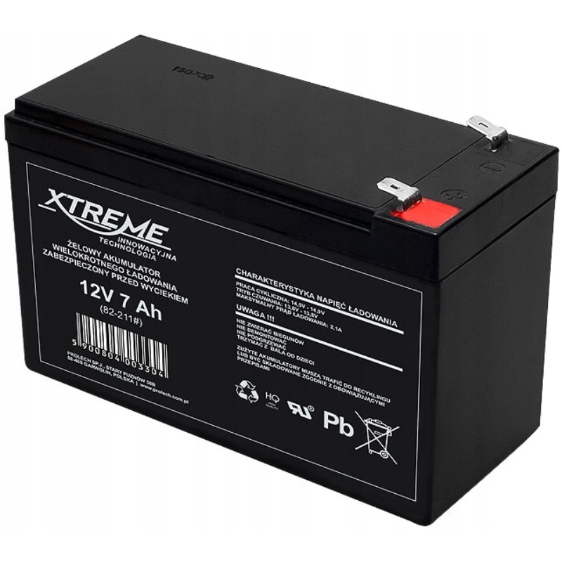 Acumulator AGM, 12V, 7 Ah, Negru - eMAG.ro