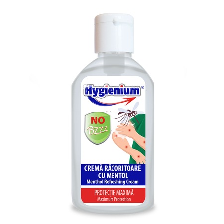Crema racoritoare cu mentol anti-tantari, Hygienium Bzzz, 85 ml - eMAG.ro