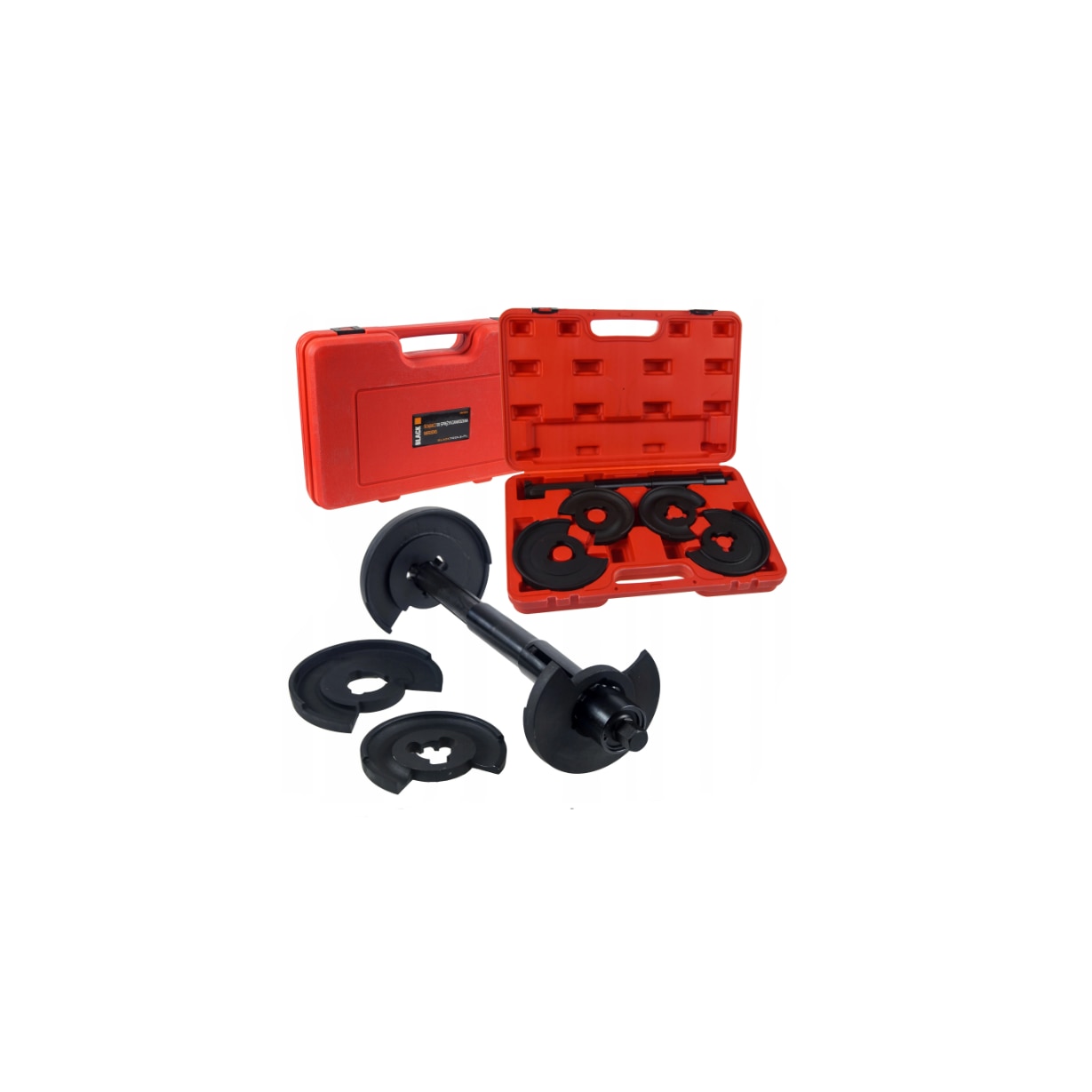 Set prese pentru arcuri auto, 5 piese Black, pentru Mercedes, Skoda ...