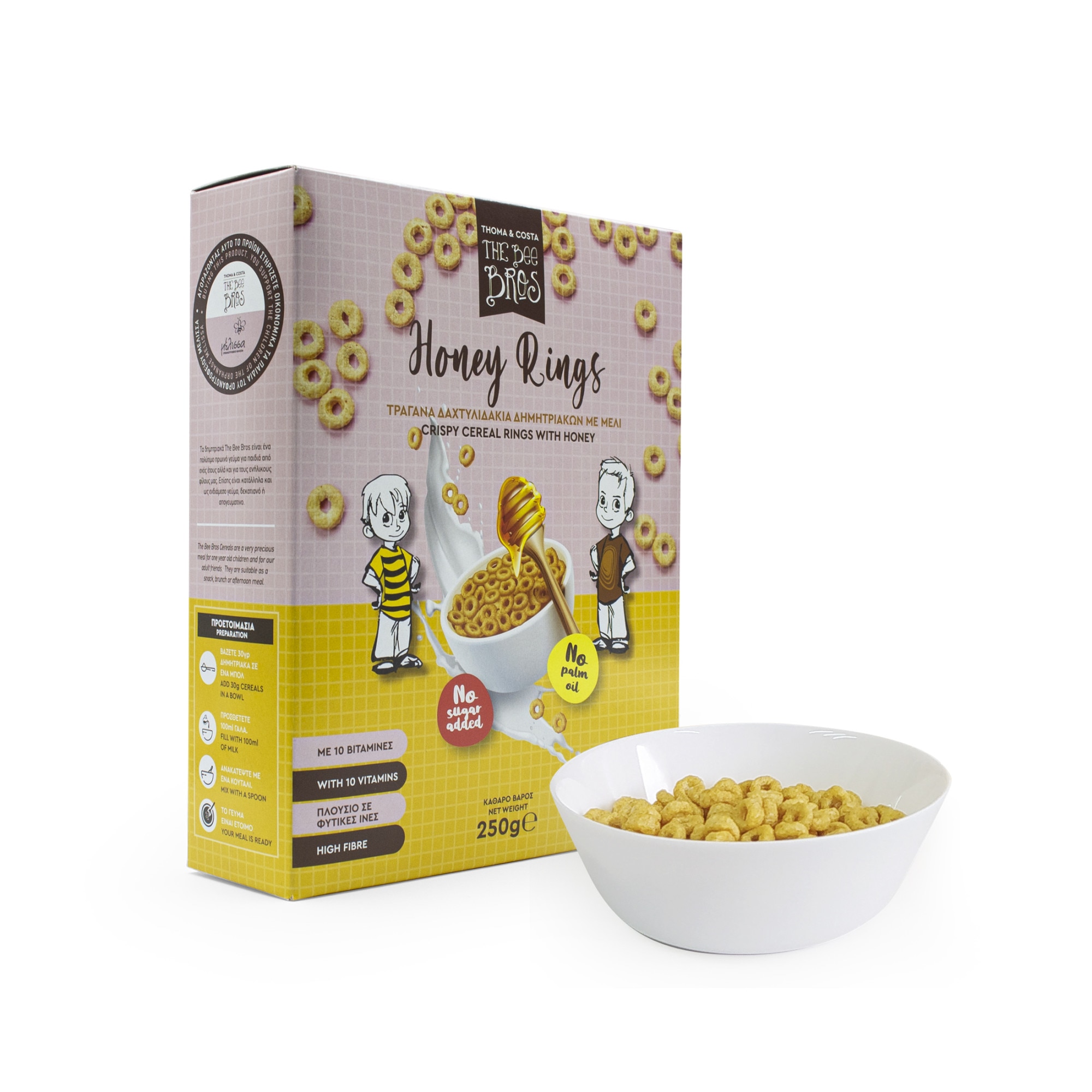 Cereale crocante ineluse cu miere si vitamine, fara zahar, fara ulei de ...