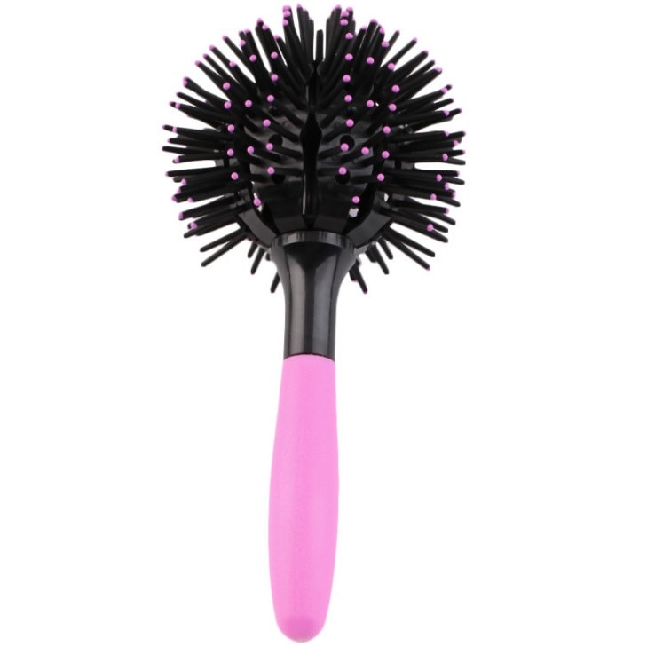 Perie rotunda pentru par, EVNC, Ball Styling, roz - eMAG.ro