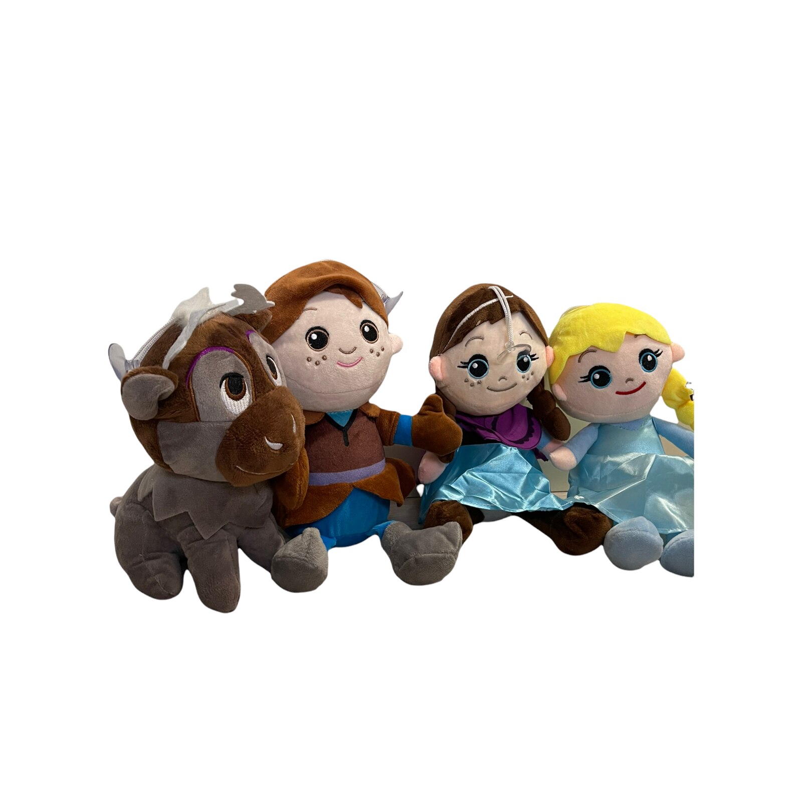 Set 5 mascote din Frozen, Regatul de Gheata, din plus, 20 cm - eMAG.ro