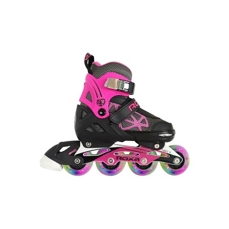 Role Copii Roxa Heart Alu, Reglabile, Marimea 31-34 - eMAG.ro