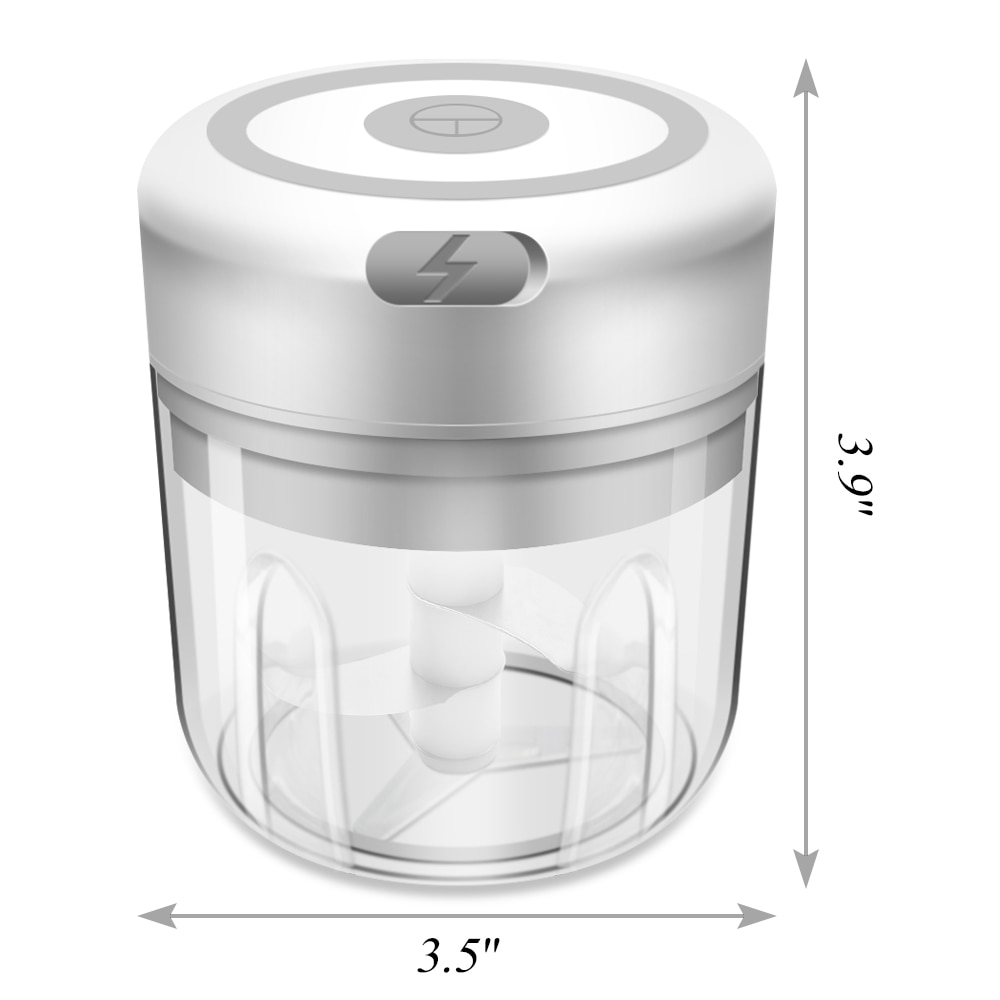 Mini tocator electric, 45W, 250ml, Alb - eMAG.ro
