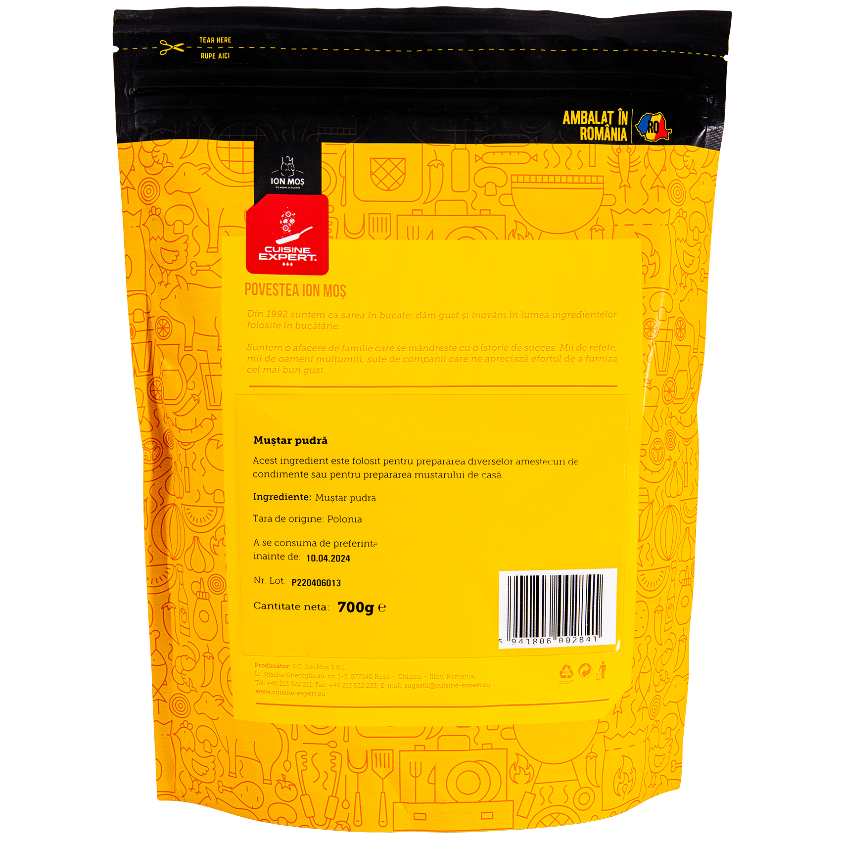 Mustar pudra, Cuisine Expert, 700 g - eMAG.ro