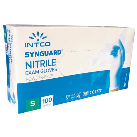 Set manusi de examinare Synguard Nitrile, INTCO, 100 buc, S - eMAG.ro