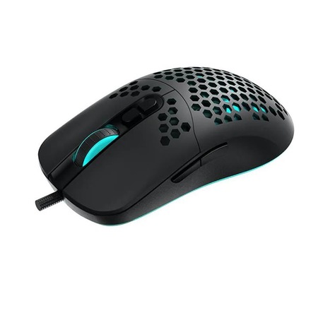 Mouse gaming DeepCool MC310 Ultralight, 12800 DPI, RGB, negru - eMAG.ro