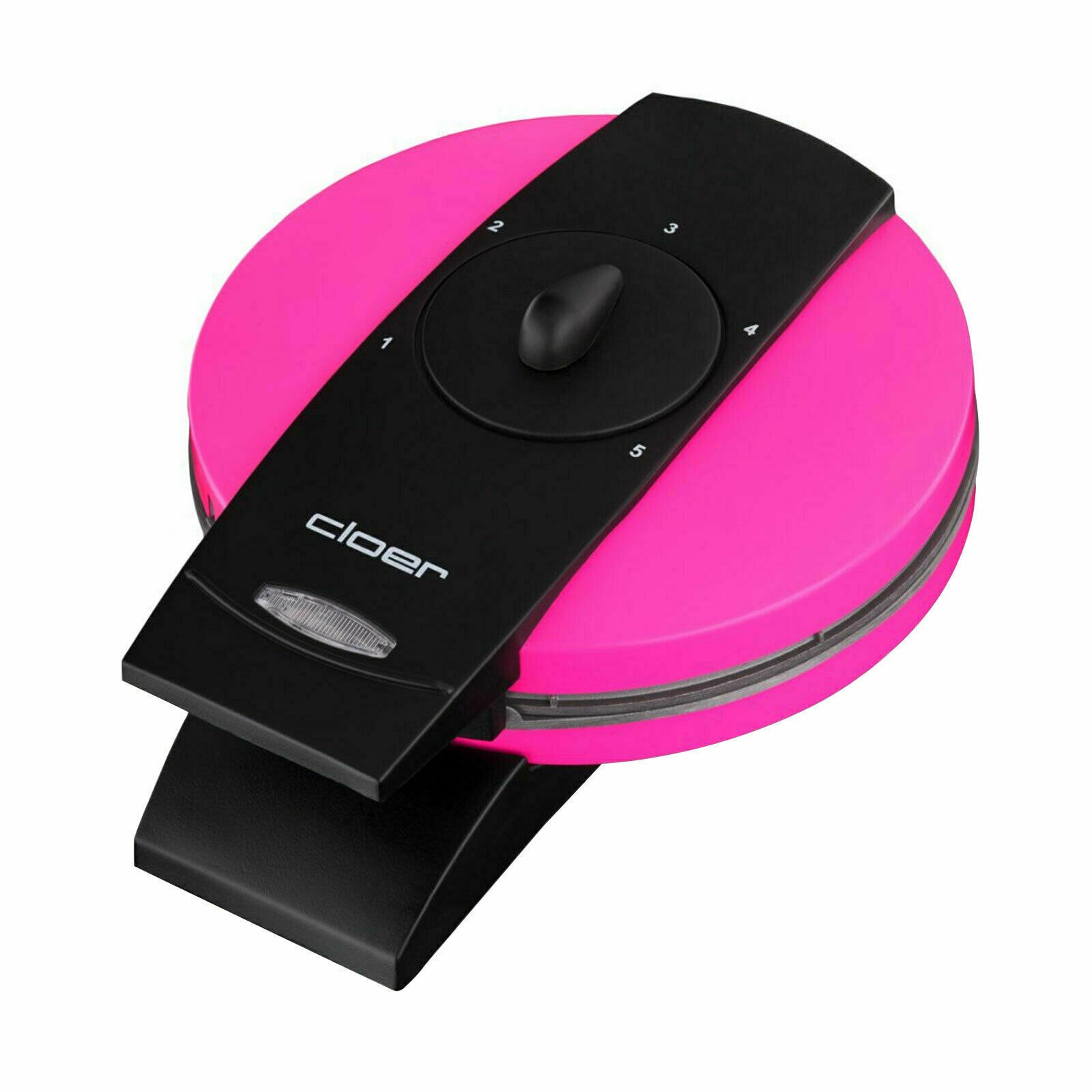 Aparat de preparat vafe Cloer 1627-1, 930 wati, 5 inimi, roz - eMAG.ro