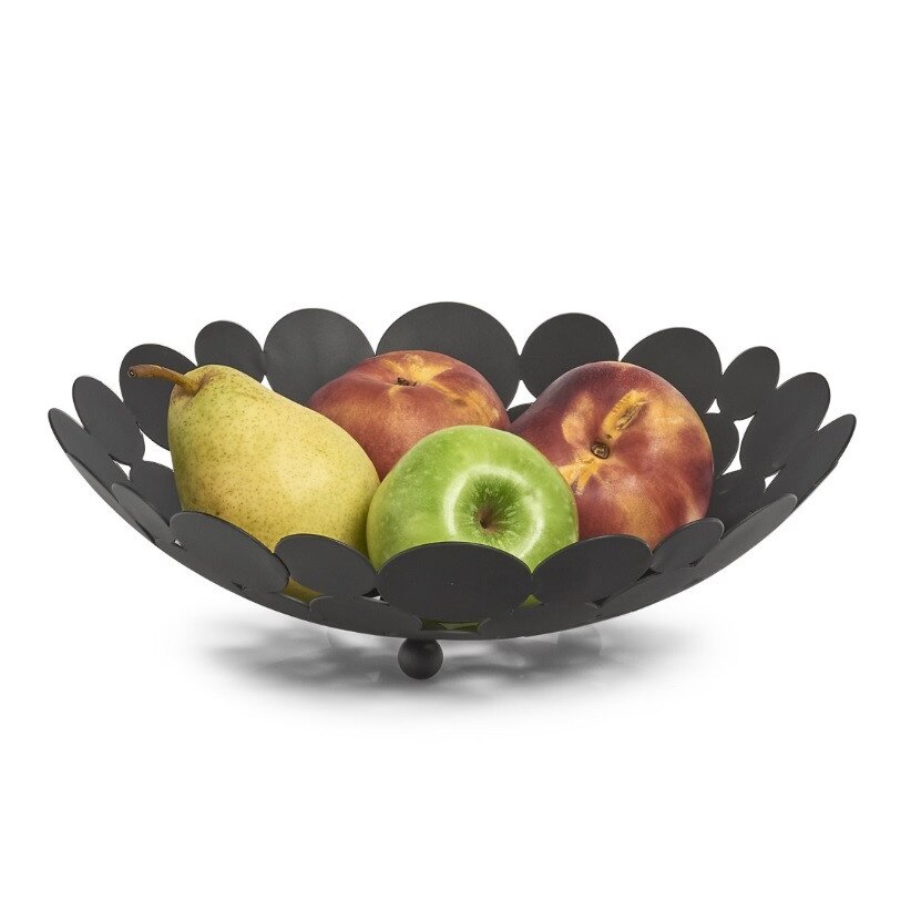 Fructiera Zeller, metal, 29x8.5 cm, negru - eMAG.ro