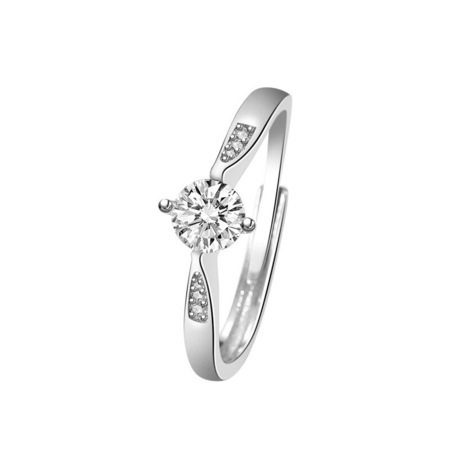 Inel Argint Logodna Reglabil Cu Elemente Swarovski Essential - eMAG.ro