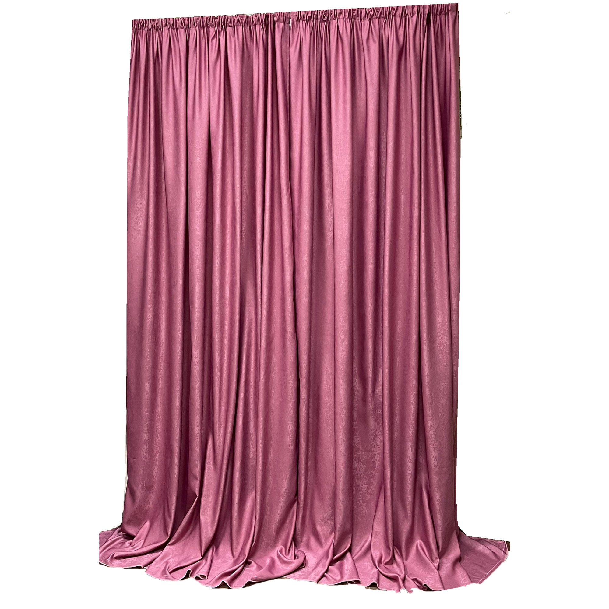 Set doua draperii semiopace uni roz, colectia "Monocrom by Liz Line ...