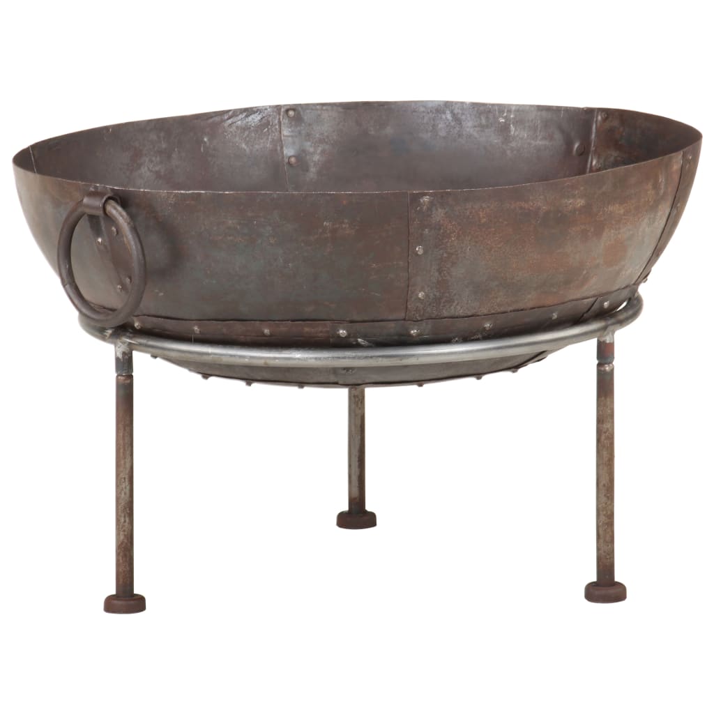Vatra de foc rustica vidaXL, Ø 60 cm, Fier - eMAG.ro