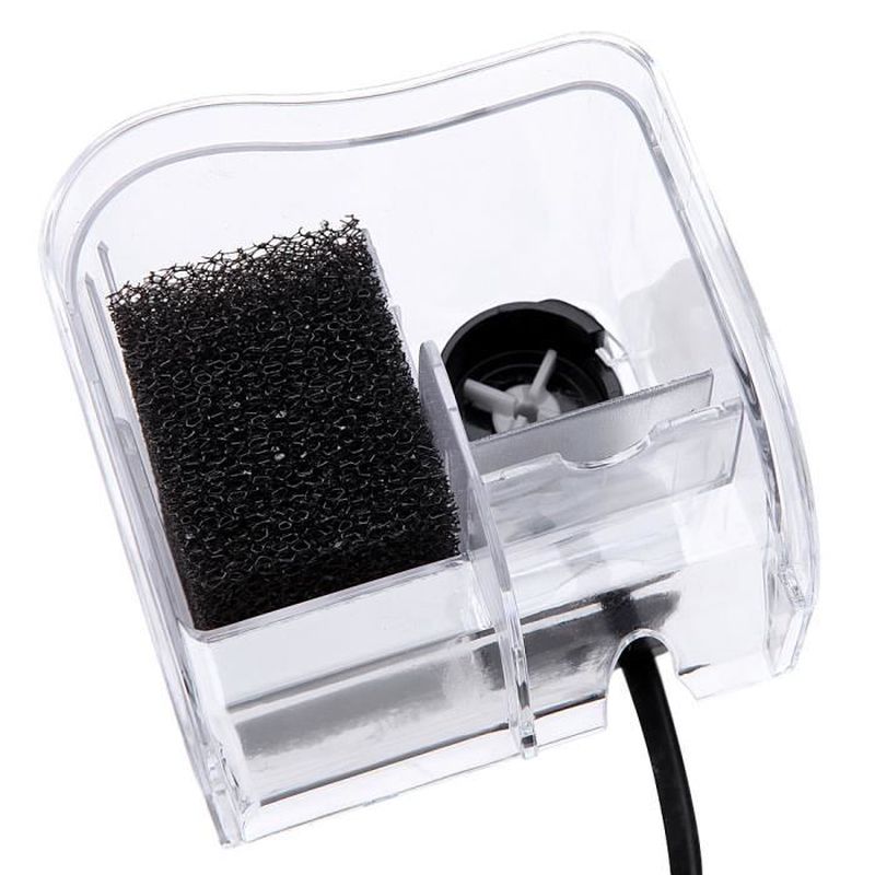 Filtru pompa apa acvariu, GOGOU, Plastic, 3W, 220-240V, Transparent ...