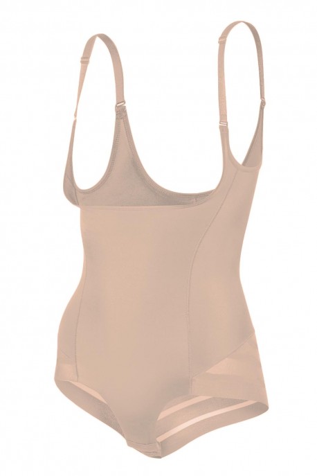 Оформящо боди Julimex Shapewear 119 Mesh Body, Натурал, L - eMAG.bg