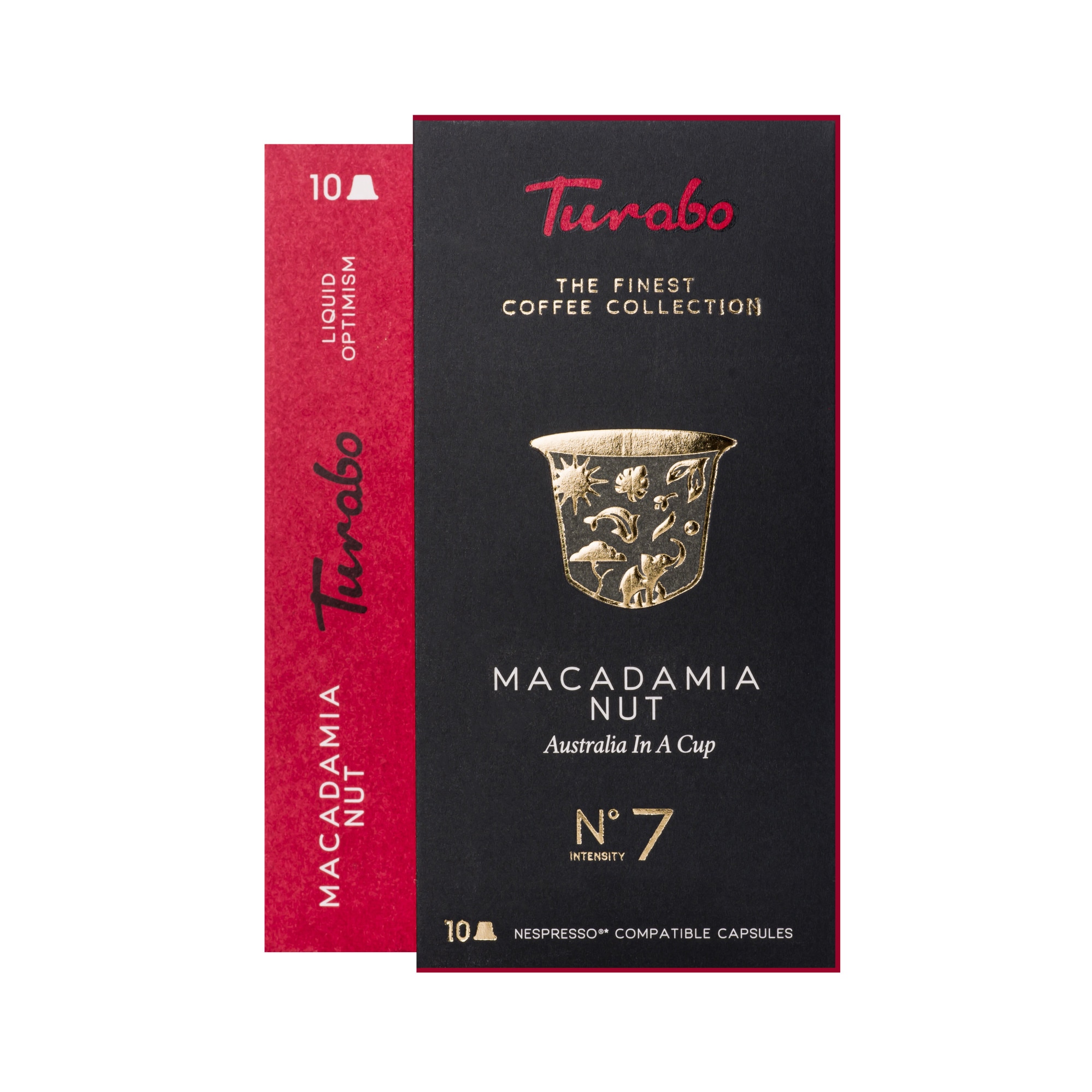 Capsule cafea, TURABO, Macadamia nut, 10 capsule compatibile Nespresso ...