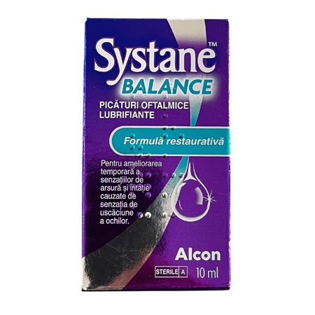 Picaturi oftalmice lubrifiante, 10ml, Systane, Balance - eMAG.ro