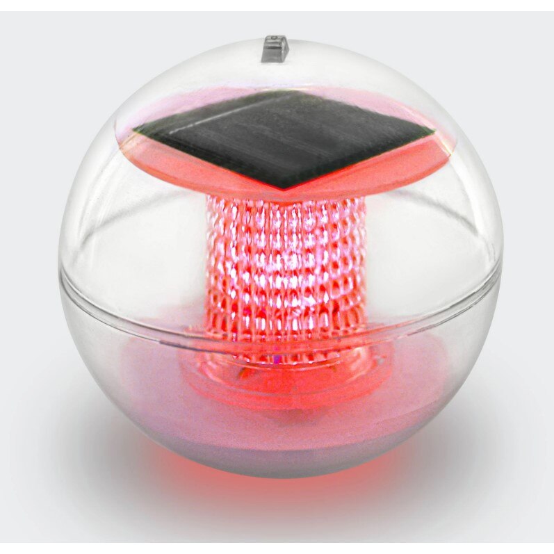 Lampa Solara LED Decorativa, RGB, forma Glob, pentru gradina, 110mm ...