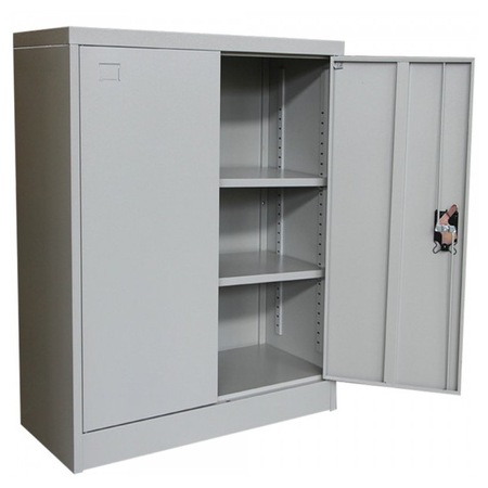 Fiset metalic 2 rafturi 900x400x1200 mm, 50 kg/polita, inchidere 3 ...