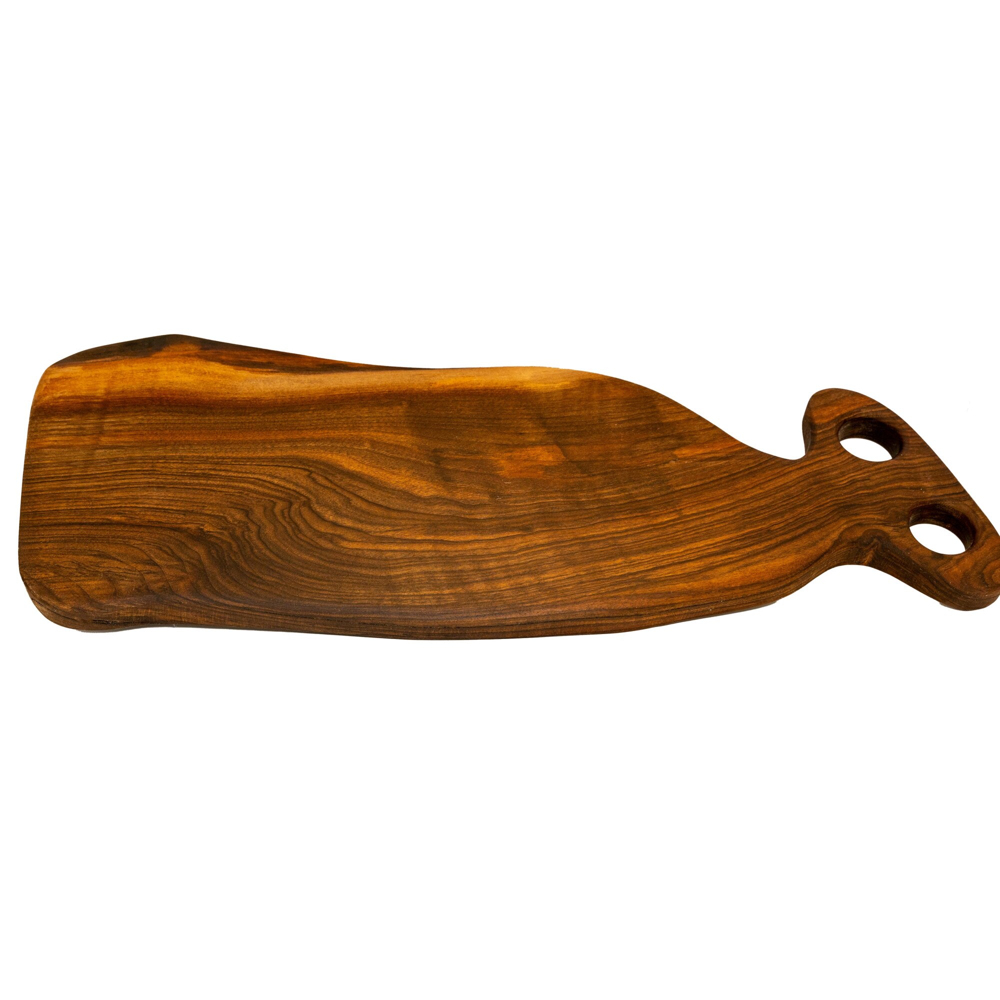 Tocator nuc, lemn handame, culoare naturala 55x20x2,5 cm - eMAG.ro