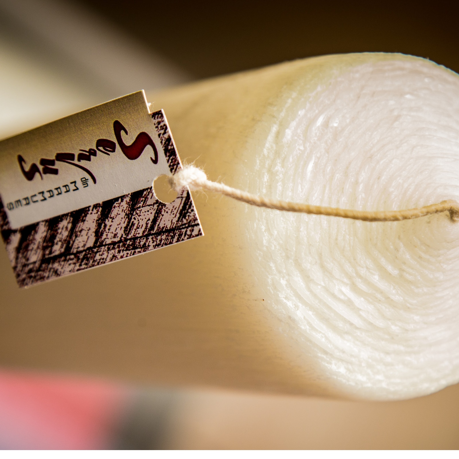 Set 2 Lumanari Nunta model Rustic H40cm D5,5cm - eMAG.ro