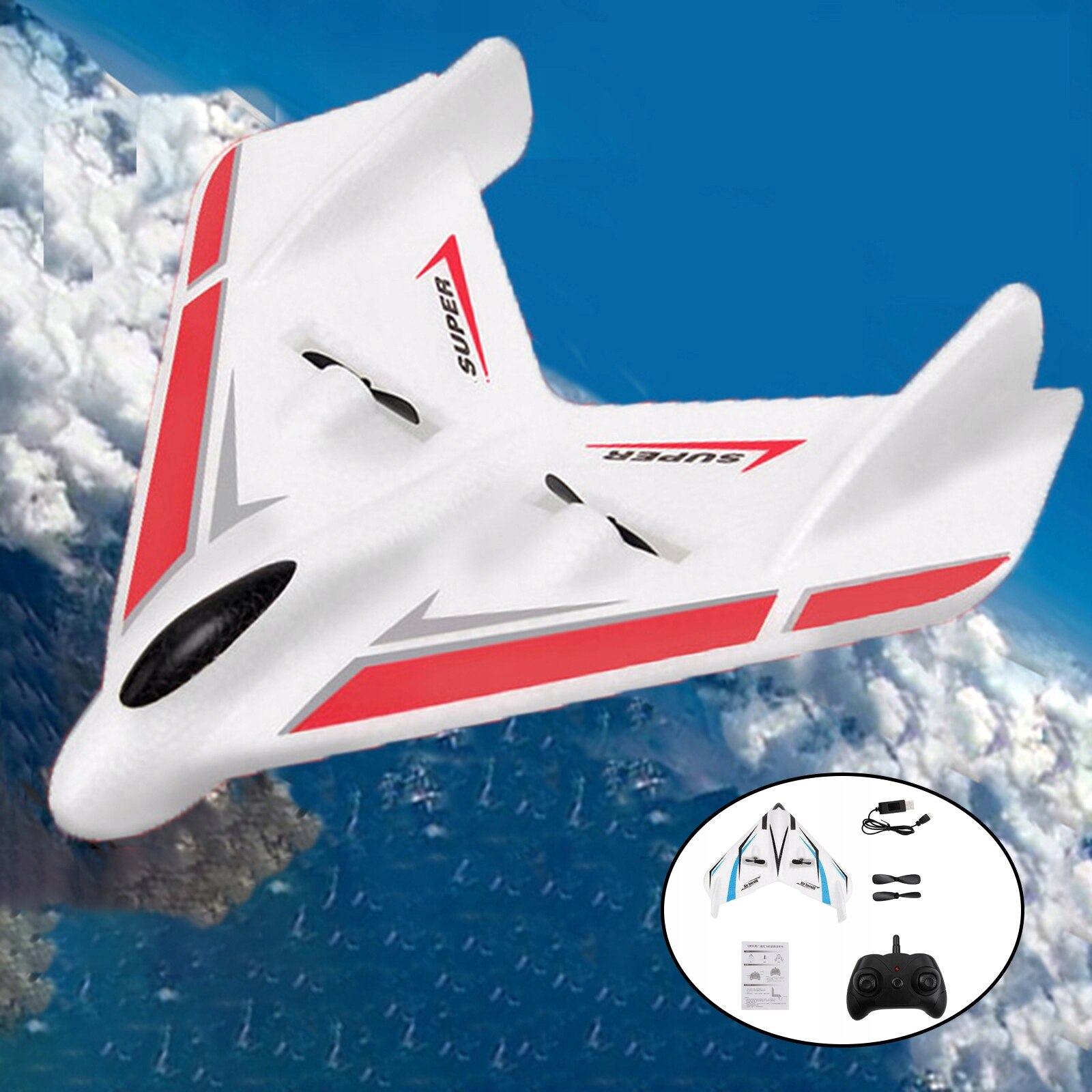 Avion cu telecomanda Kristre FX601 Rc Jet - eMAG.ro