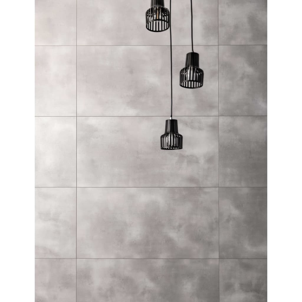 Комплект от 5 пана за стена, Grosfillex, PVC, сиво, 45 х 90 см - eMAG.bg