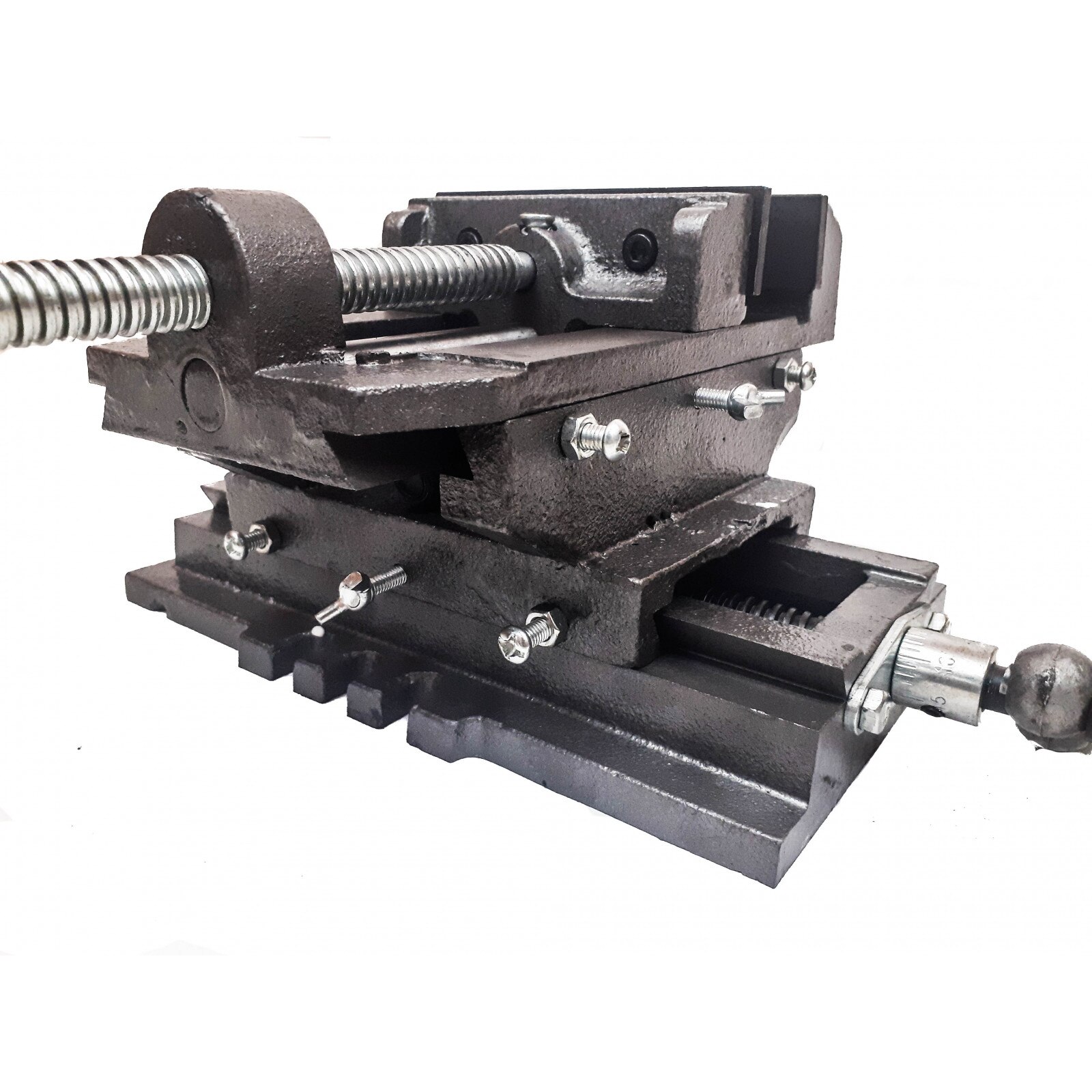 Menghina cu reglare in cruce 125mm, transversal, 2 axe de ghidare ...