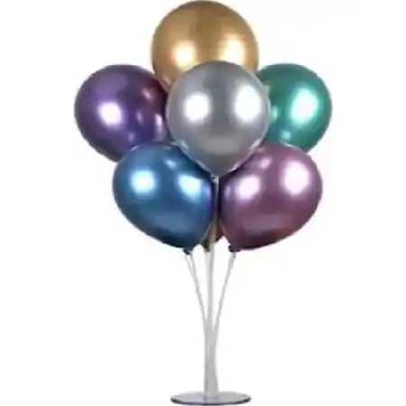 Set 8 baloane colorate intense +suport - eMAG.ro