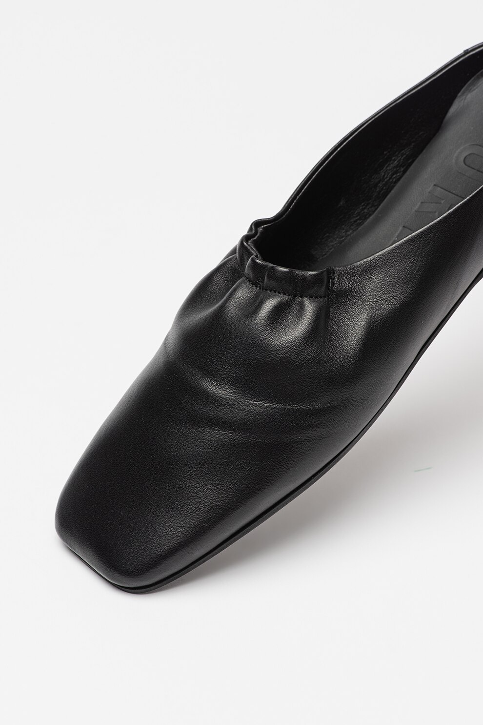Furla, Saboti de piele cu toc patrat Primavera, Negru, 37 - eMAG.ro