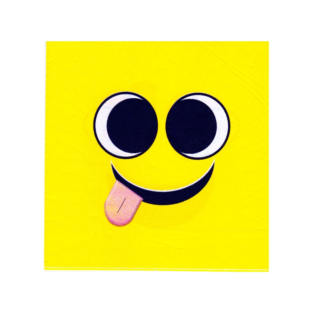Set 10 buc Servetele de Masa Emoji Smile Limba Scoasa and Happy - eMAG.ro