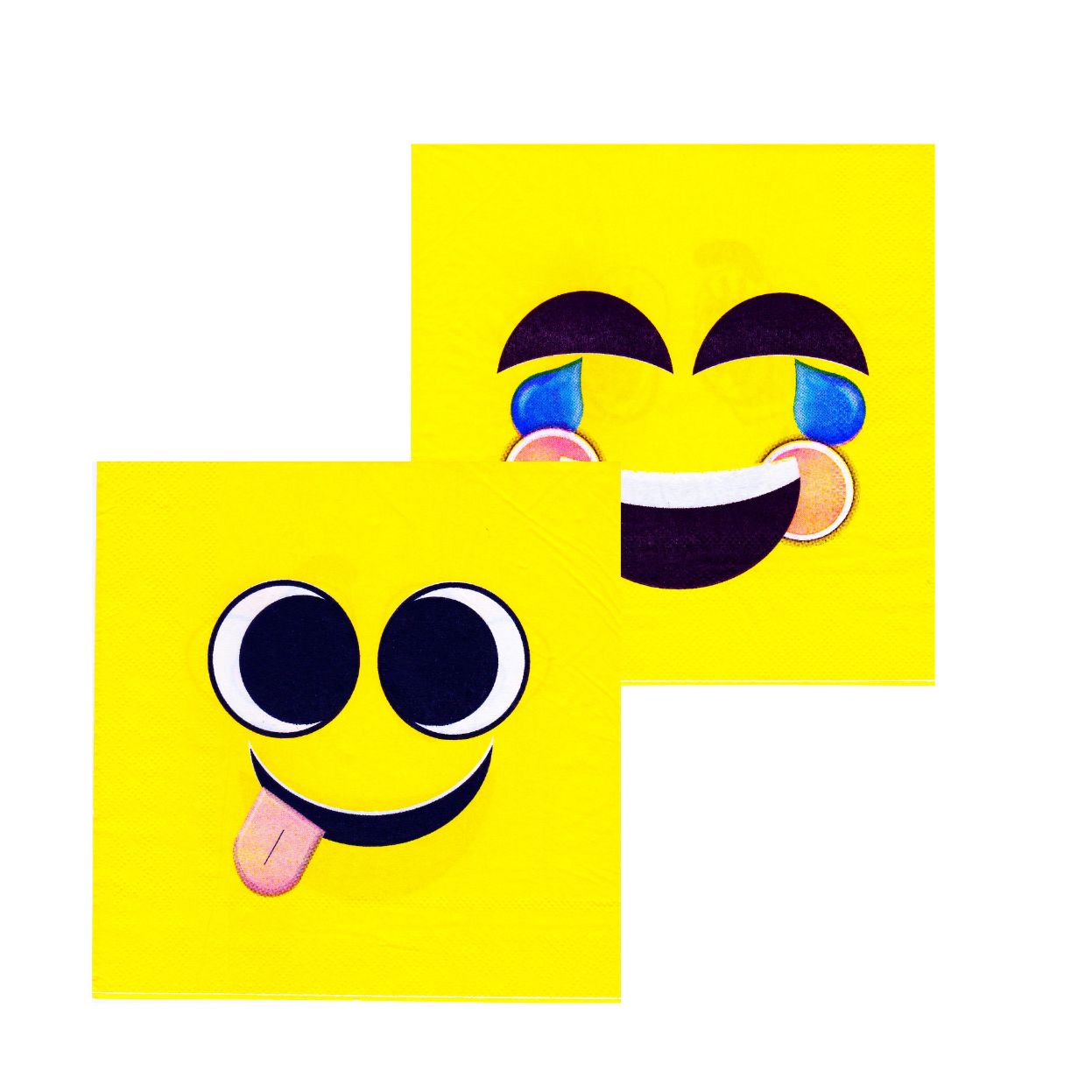 Set 10 buc Servetele de Masa Emoji Smile Limba Scoasa and Happy - eMAG.ro