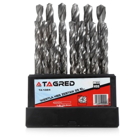 Set 13 buc burghiu metal, Tagred, 1,5-6,5 mm, otel HSS - eMAG.ro