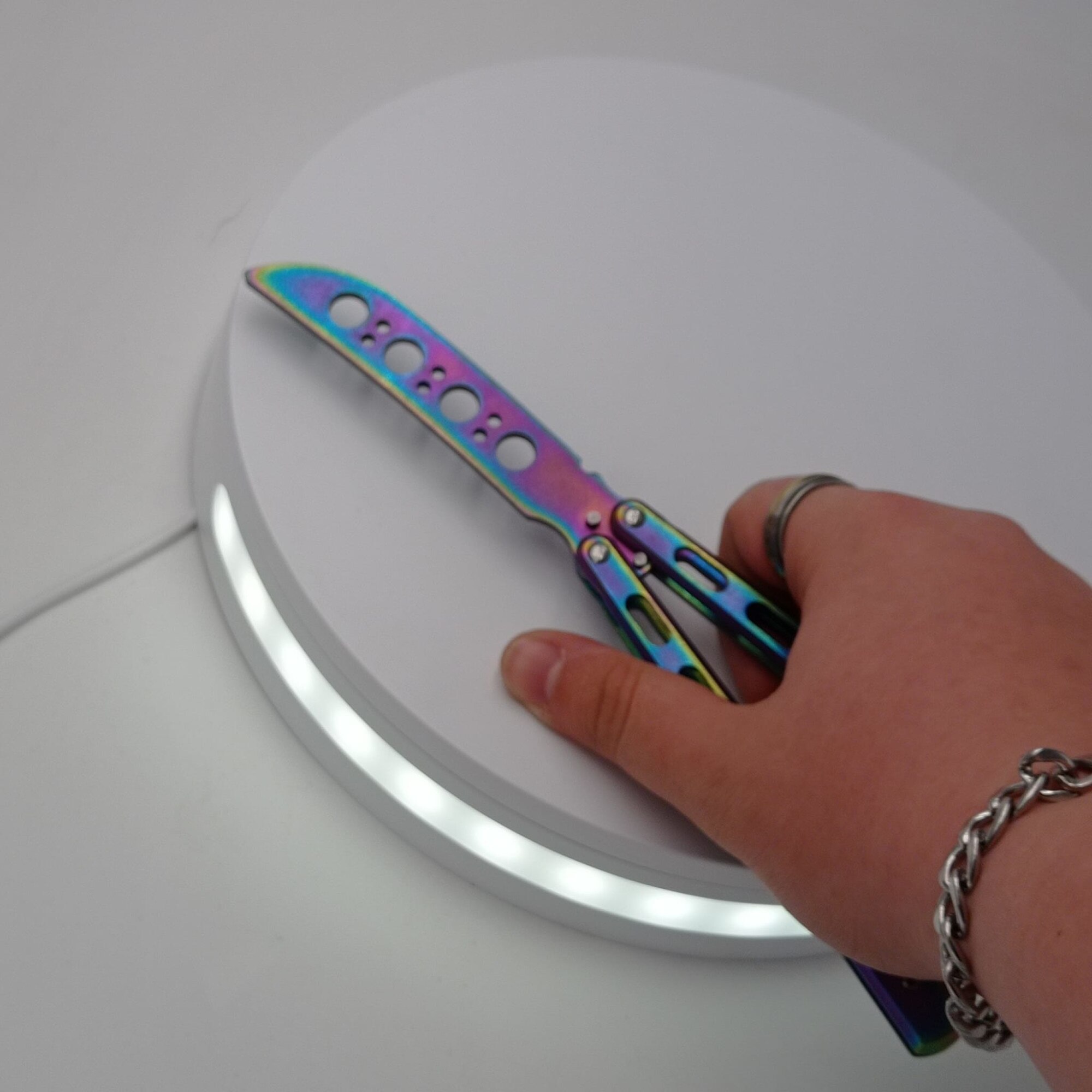 Cutit fluture, Butterfly, fara tais, model dinamic, fade, 26 cm ...