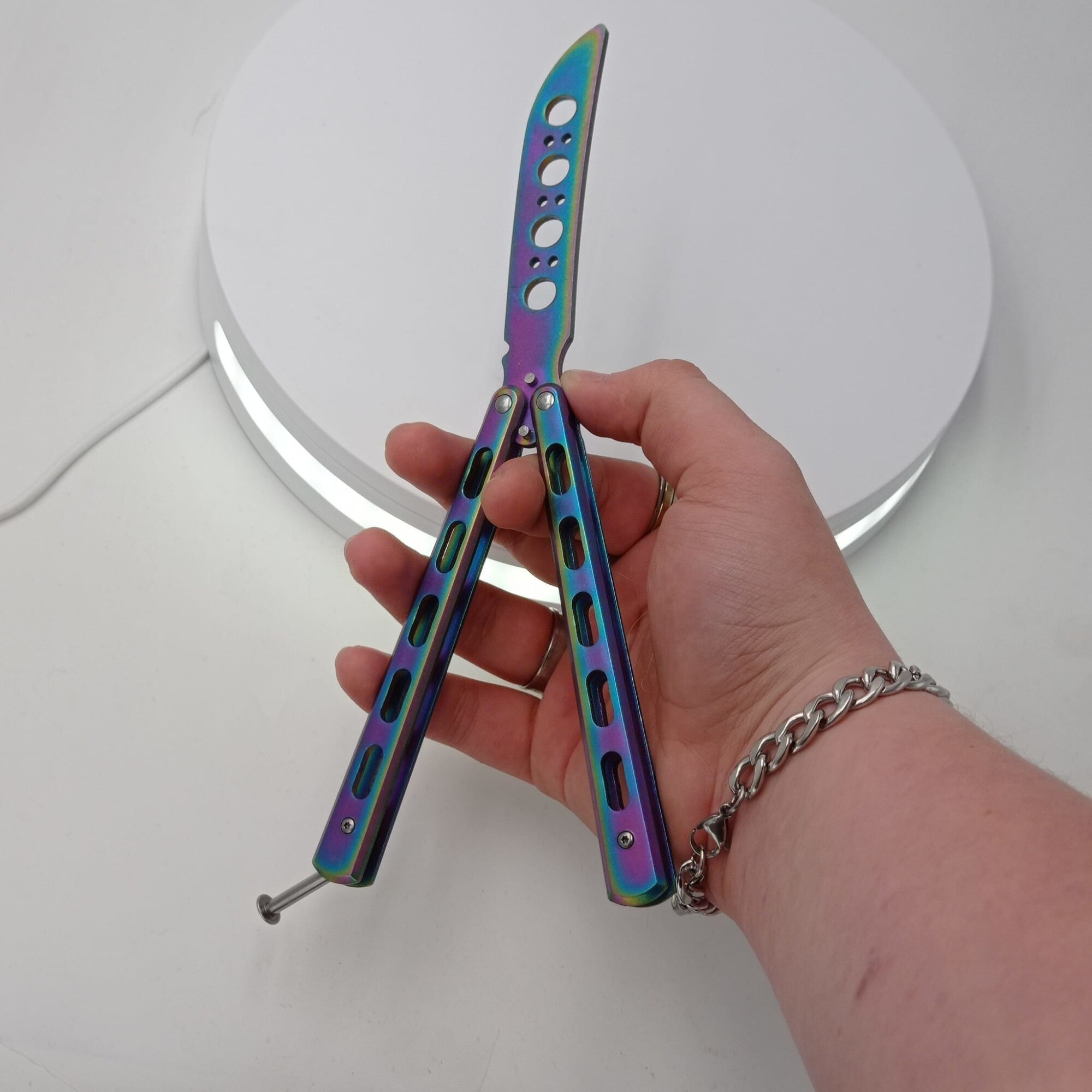 Cutit fluture, Butterfly, fara tais, model dinamic, fade, 26 cm ...