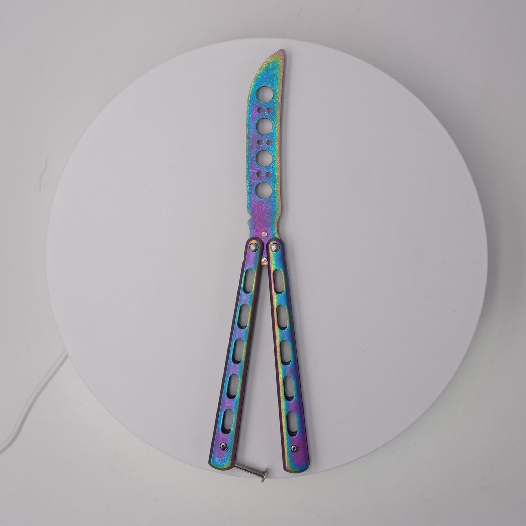 Cutit fluture, Butterfly, fara tais, model dinamic, fade, 26 cm ...