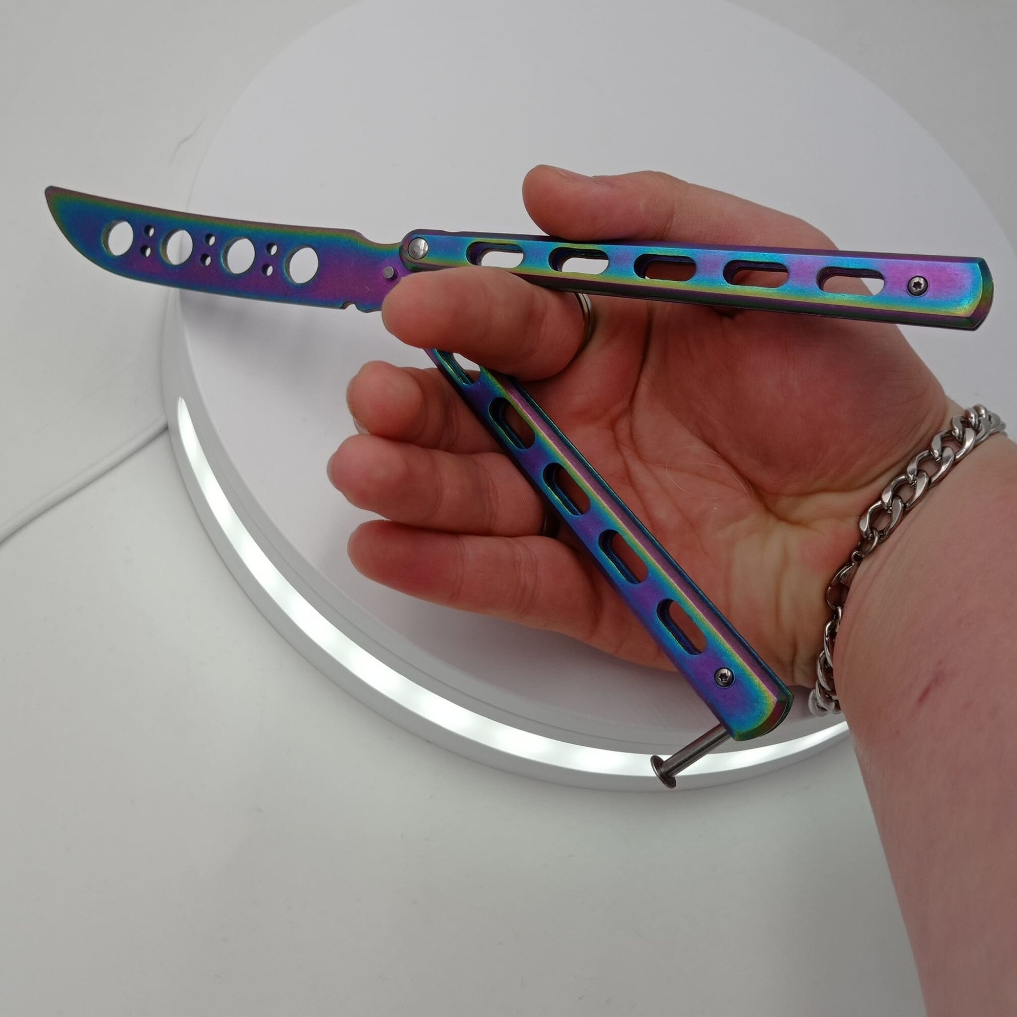 Cutit fluture, Butterfly, fara tais, model dinamic, fade, 26 cm ...