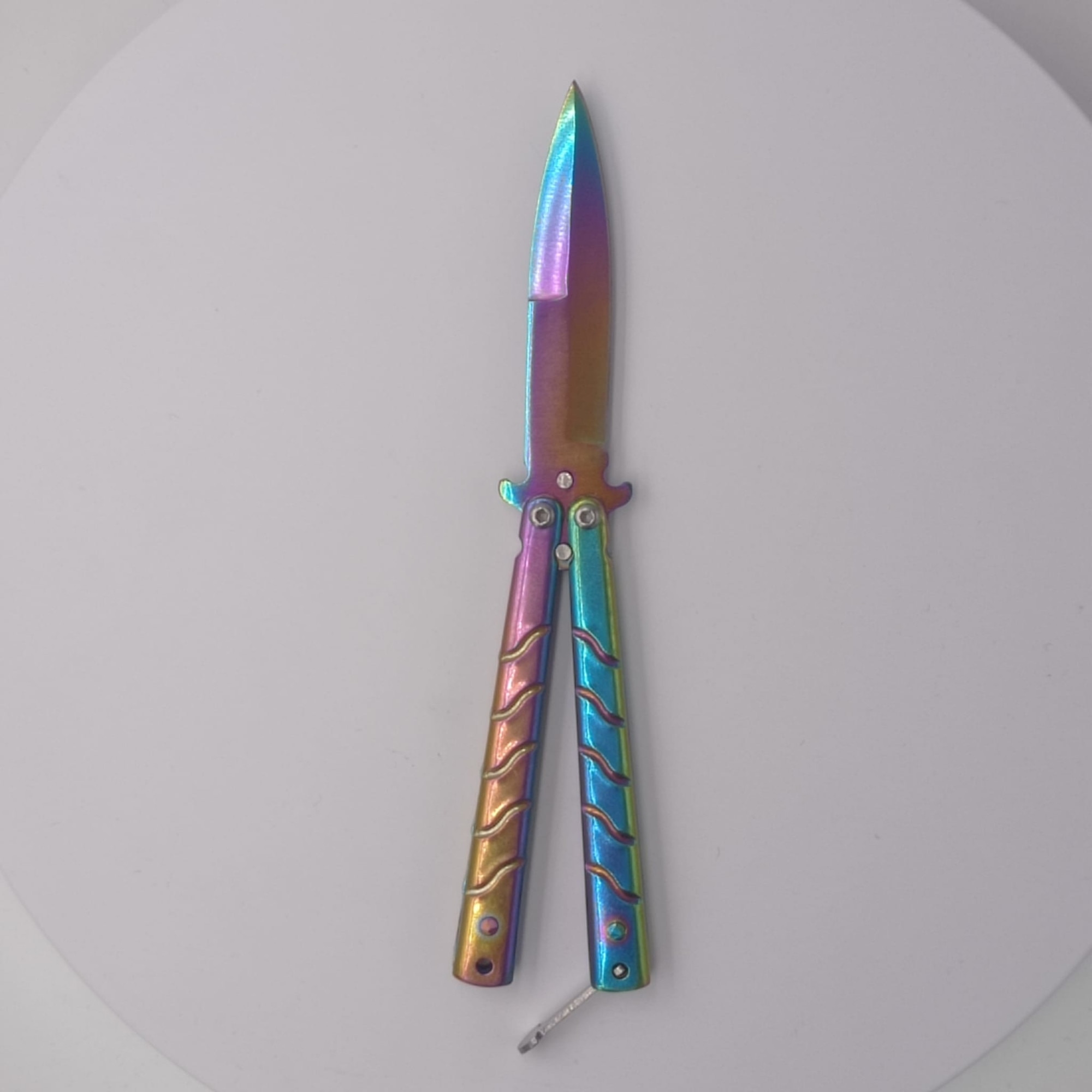 Cutit fluture, Butterfly, cu tais, model dinamic, fade, 16 cm, Dalimag ...