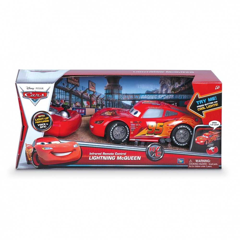Masinuta cu telecomanda Disney Cars Fulger McQueen - eMAG.ro