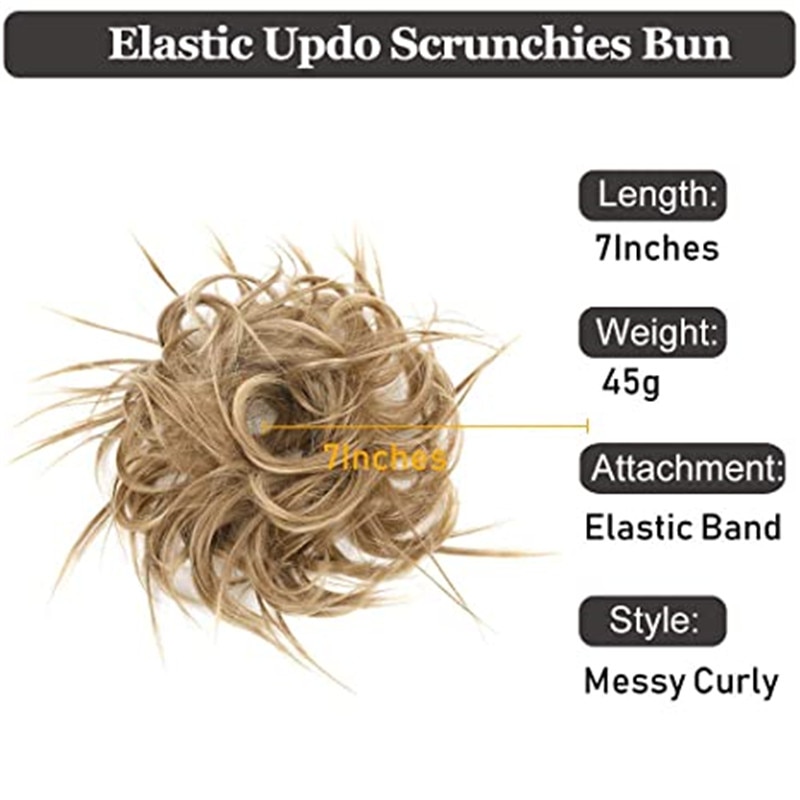 Extensie de par pentru coada de cal, ASKSA, cu inele elastice din ...