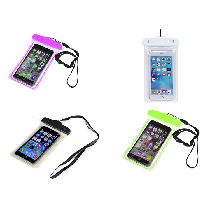Husa subacvatica waterproof cu snur pentru telefoane - eMAG.ro