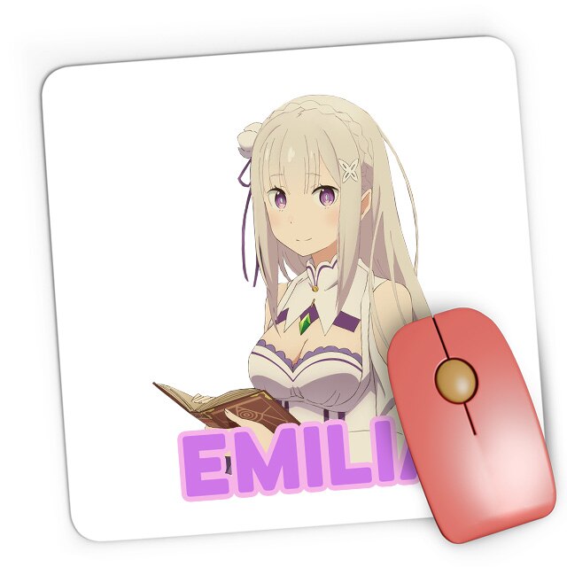 Gaming Egérpad Re Zero Emilia Cat Magical Princess Kind Wizard Time ...