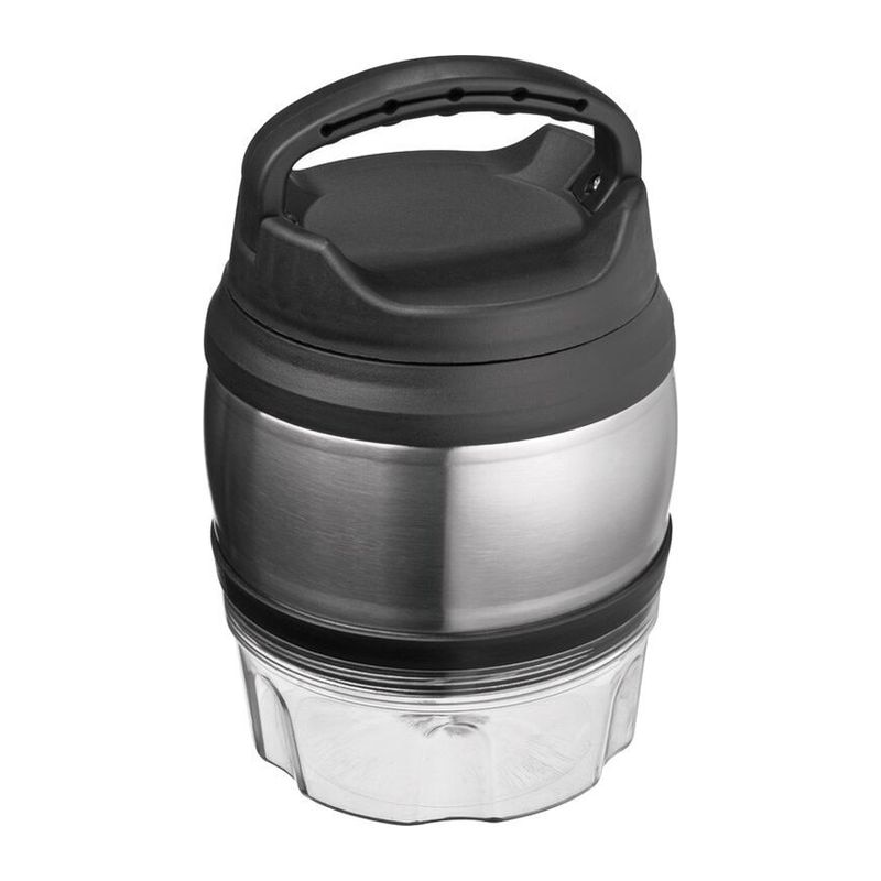 Termos pentru mancare cu maner, 920 ml, 2 compartimente, Otel ...