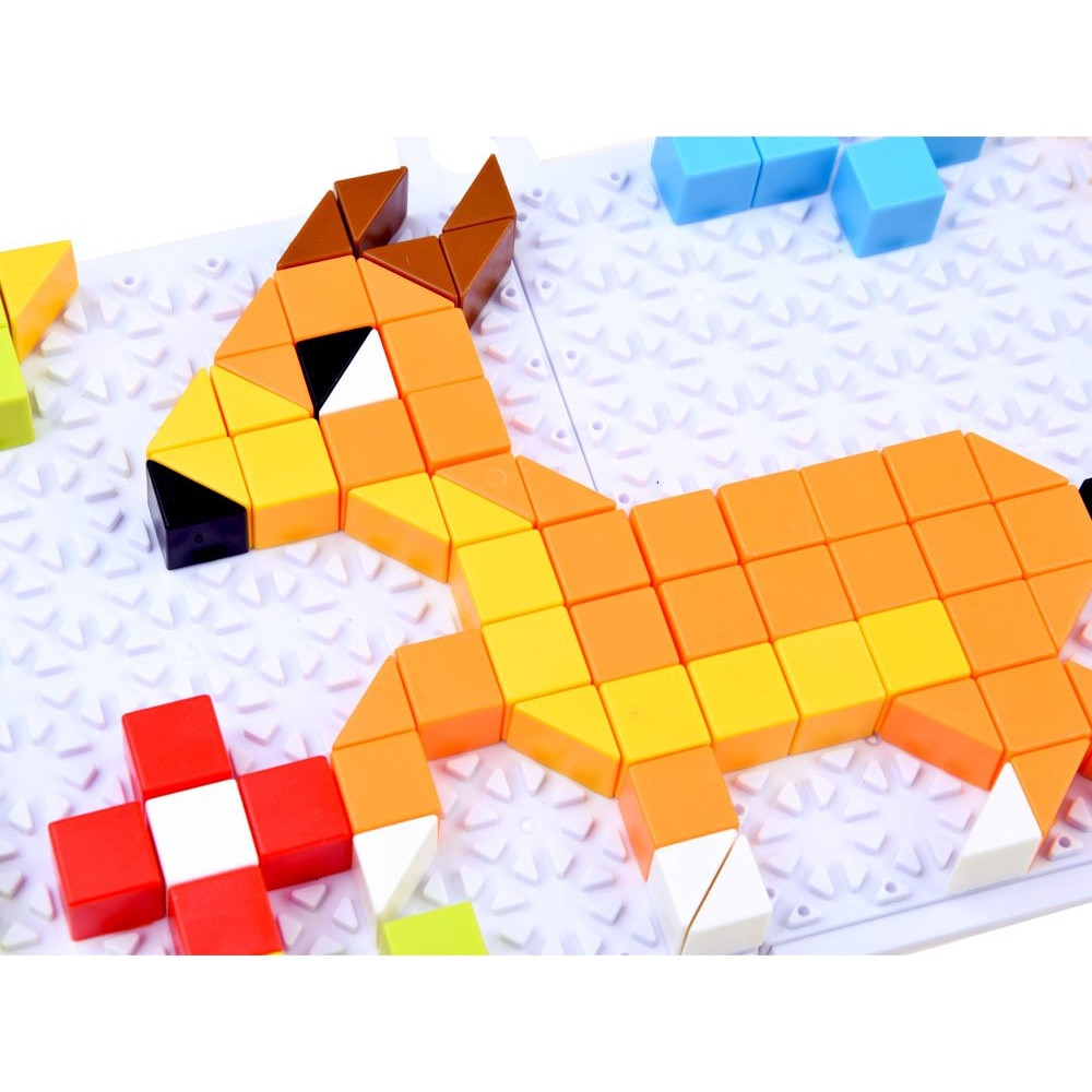 Joc Educativ pentru Copii, Tip Mozaic, Model Animale, Include 248 de ...