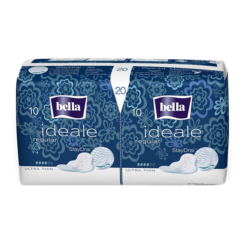 Set Absorbante Zilnice Bella Ideale Regular 2 Cutii x 20 Bucati - eMAG.ro