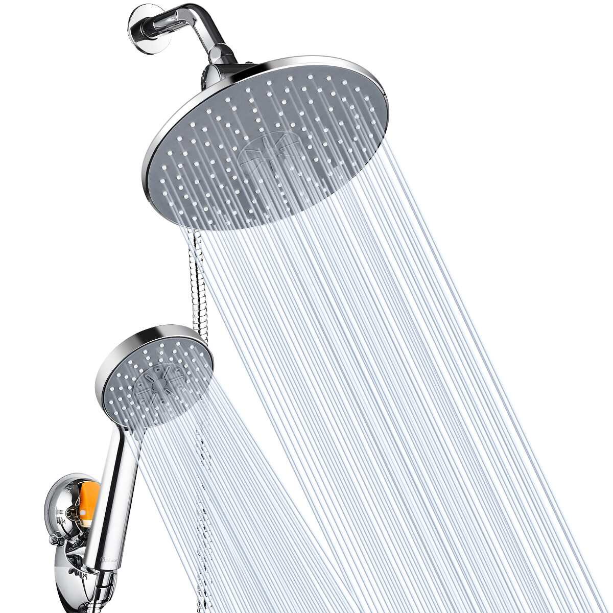Set Cap dus tavan si Cap dus de mana cu furtun flexibil inclus, 5 ...
