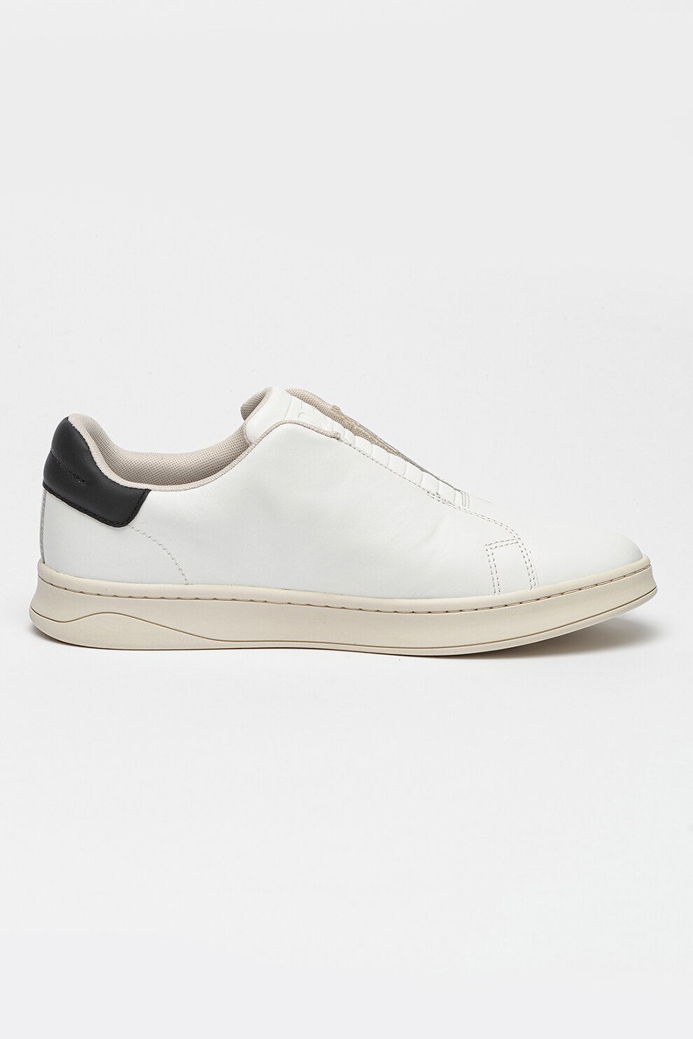 Diesel, Pantofi sport cu insertii de piele Athene, Alb, 44 - eMAG.ro