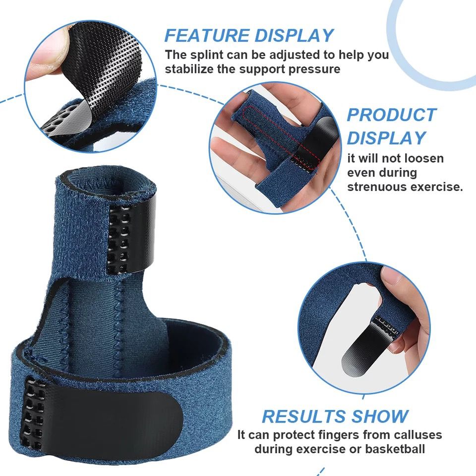 Orteza imobilizare deget, ADM, cu atela, albastra, universala ...